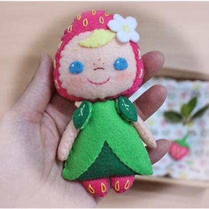 Strawberry Girl - Pdf Doll Pattern on Luulla